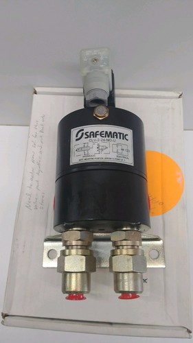 NEW OLD STOCK! SAFEMATIC VALVE SHUT OFF WITH 24V SOLENOID CLV-2-24-NO-U ...