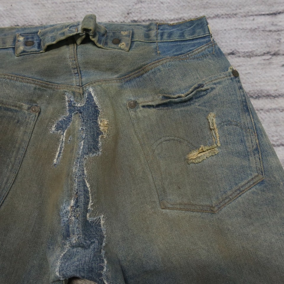 New Sample Levis 501 Buckle Back Selvedge Denim Jeans Size 28 ...