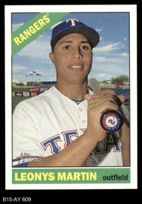 2015 Topps Heritage #609 Leonys Martin Rangers 8 - NM/MT | eBay