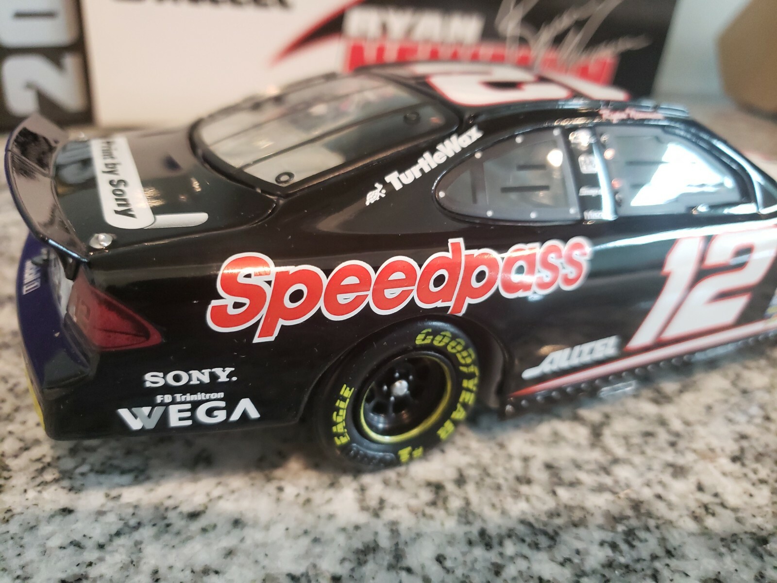 2002 #12 Ryan Newman Mobil 1 Speedpass *Rookie *1/24 Action Diecast | eBay