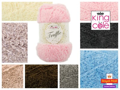 King Cole Truffle 100g Knitting Crochet Yarn Fluffy Supersoft Teddy ...