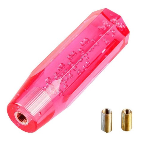 6inch LED Light Air Bubble Gear Shift knob Crystal Transparent Shifter ...