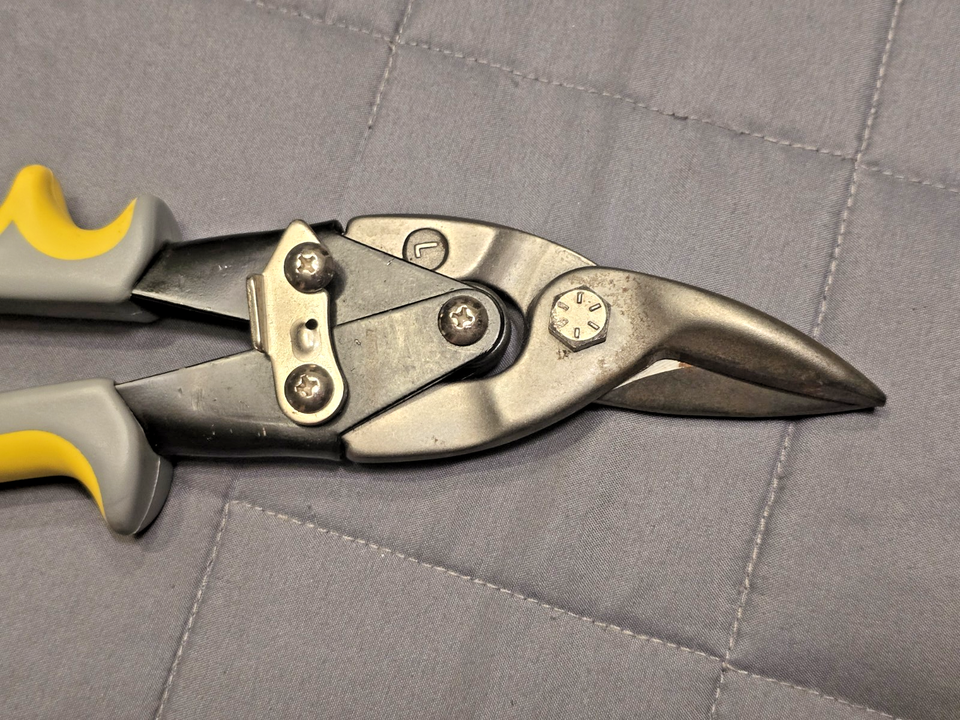 5 WORKFORCE HAND SHEET METAL SHEARS STEEL CUTTING TIN SNIPS SCISSORS ...