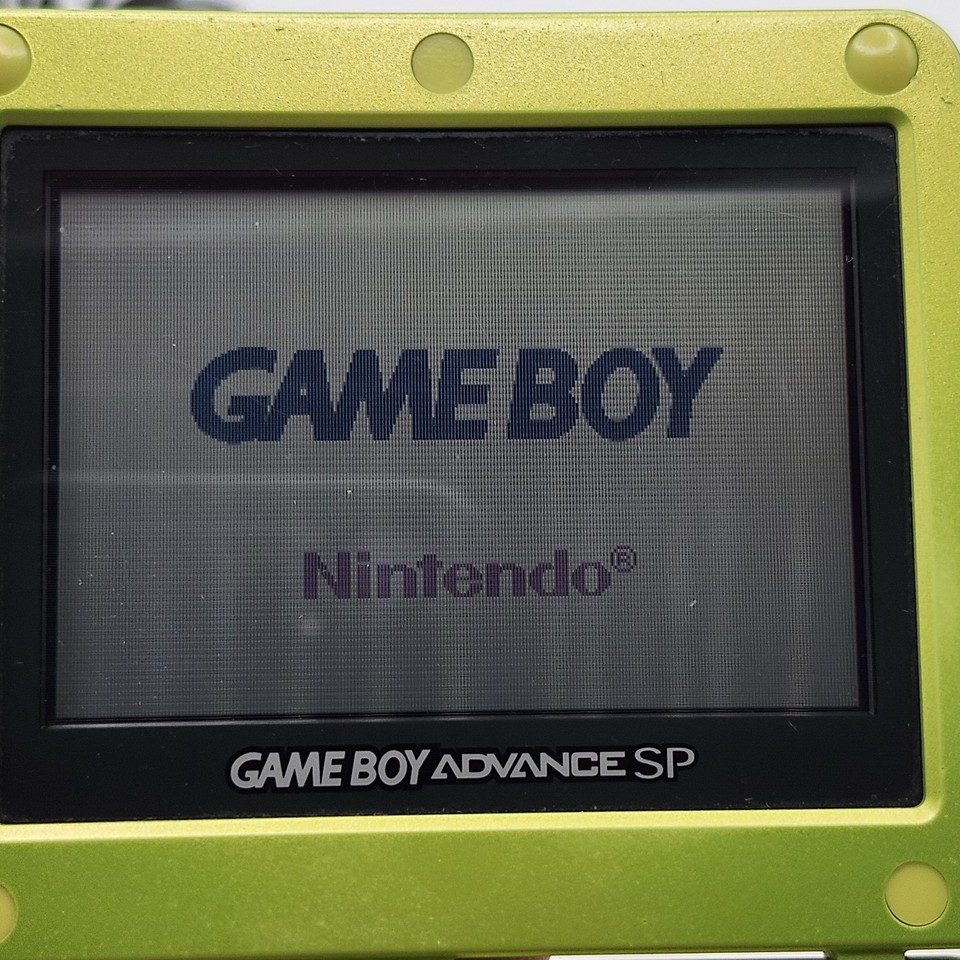 Nintendo Game Boy Advance SP Target Exclusive GBA Lime Green w/ Charger ...