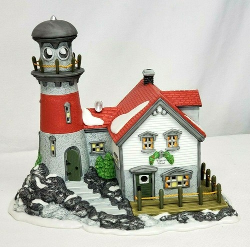 Dept 56 PIGEONHEAD LIGHTHOUSE New England Village Lighted Building ...