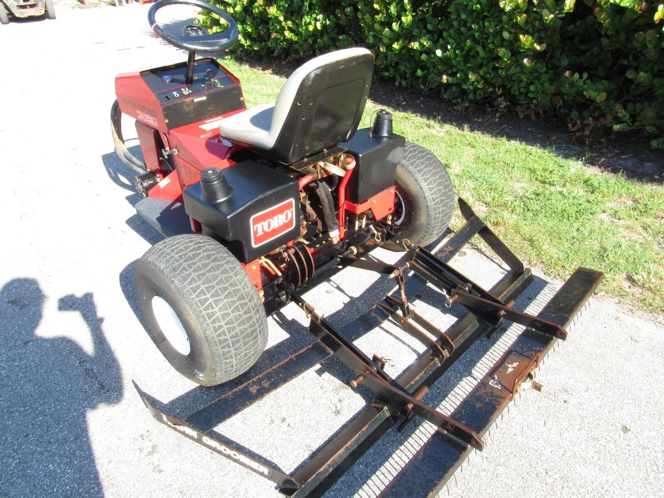 Toro 3020 Sand Pro Sand Trap Rake 3 Wheel Drive Rahn Groomer Dependable ...