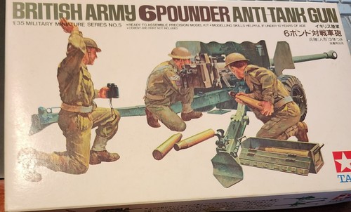 Tamiya 35005 British Army 6 Pounder Anti Tank Gun | eBay