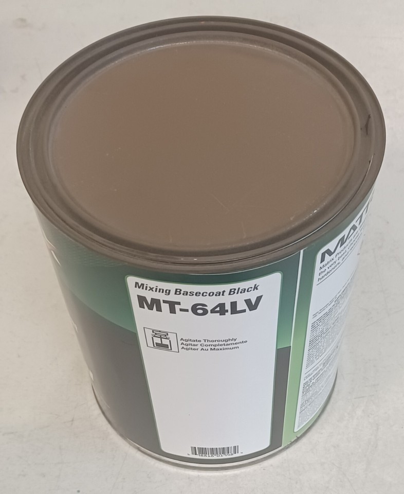 Matrix Toner MT-64LV Mixing Basecoat Black Paint 1 Gallon NOS New | eBay