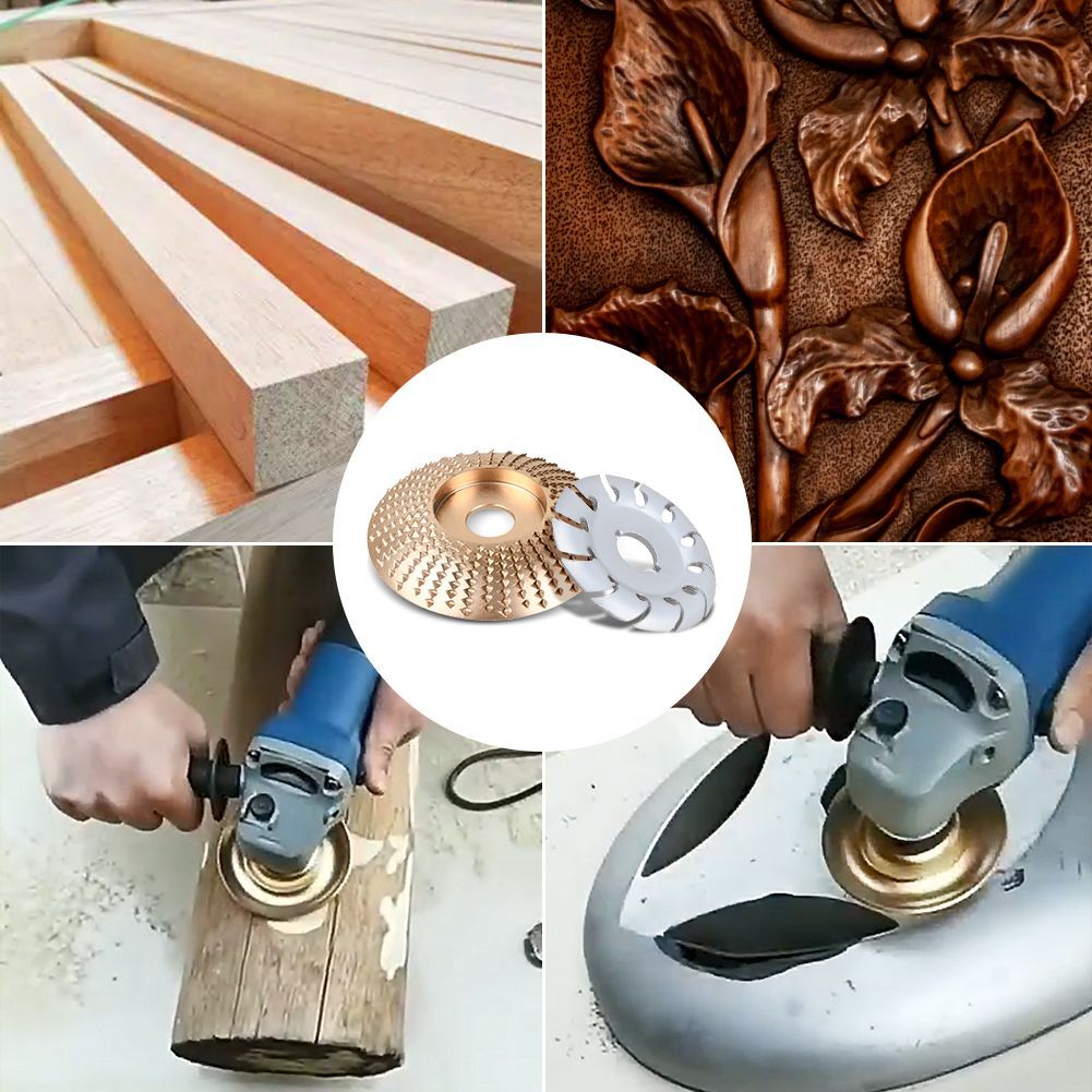 2 Stk Schleifscheibe für Holz Raspelscheibe Flexscheibe Winkelschleifer ...