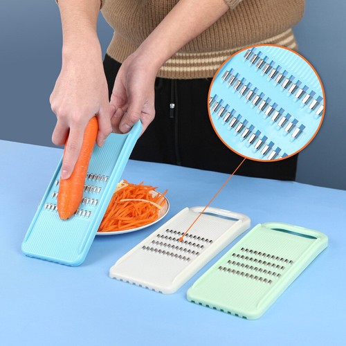 Vegetable Grater Slicer Cutter Sharp Blade Safe Handheld Julienne ...
