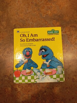 Vintage 1988 Oh, I Am So Embarrassed! Anna Dickson Sesame Street ...