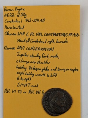 313 - 314 AD - Roman Empire - Constantine I - Heracles Mint (A016) | eBay