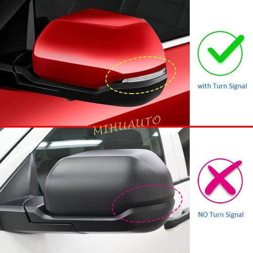 For 2022-2024 Toyota Tundra Sequoia Chrome Side Rearview Mirror Cap ...