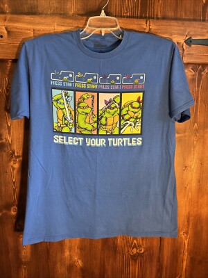 Teenage Mutant Ninja Turtles Select Your Turtles XL Tee EUC | eBay