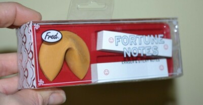 Fortune Notes by Fred - Fortune Cookie Eraser and 200 Sticky Notes | eBay