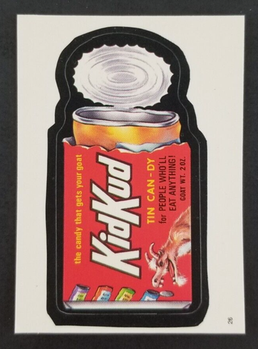 Kit Kat Candy 1986 Topps Wacky Packages Sticker Card #26 (NM) | eBay