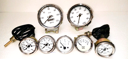 Smiths Gauge Set TempOilFuelVoltOil Temp Speedo 0-120MPH - 0-80RPM ...