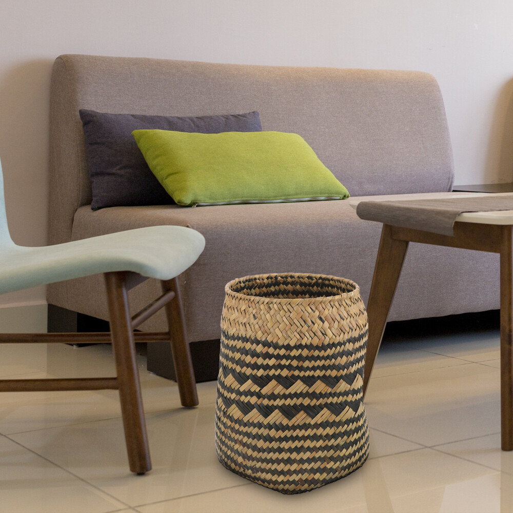 Trash Bin Basket Rubbish Wastebasket Storage Bling Bedroom Decor The ...