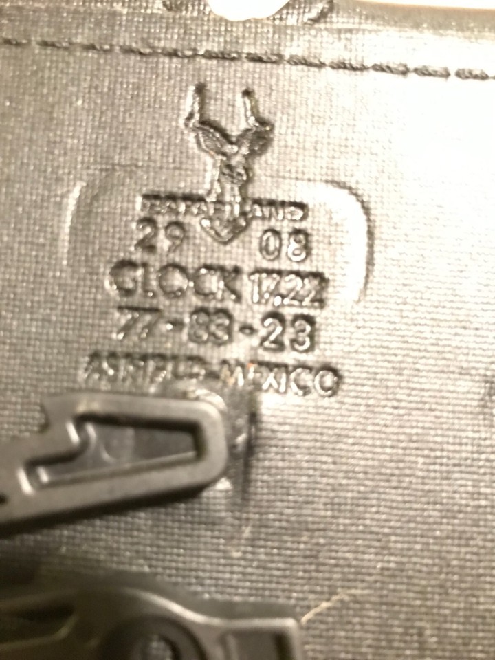 Safariland Double Mag Pouch Glock 17/22 w/ QLS22 Lock Fork | eBay