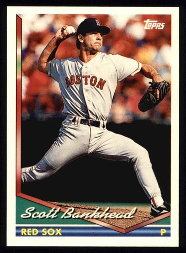 1994 Topps #633 Scott Bankhead Red Sox 8 - NM/MT | eBay