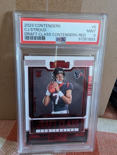 2023 Contenders C.J. Stroud Draft Class Red RC #5 PSA 9 | eBay