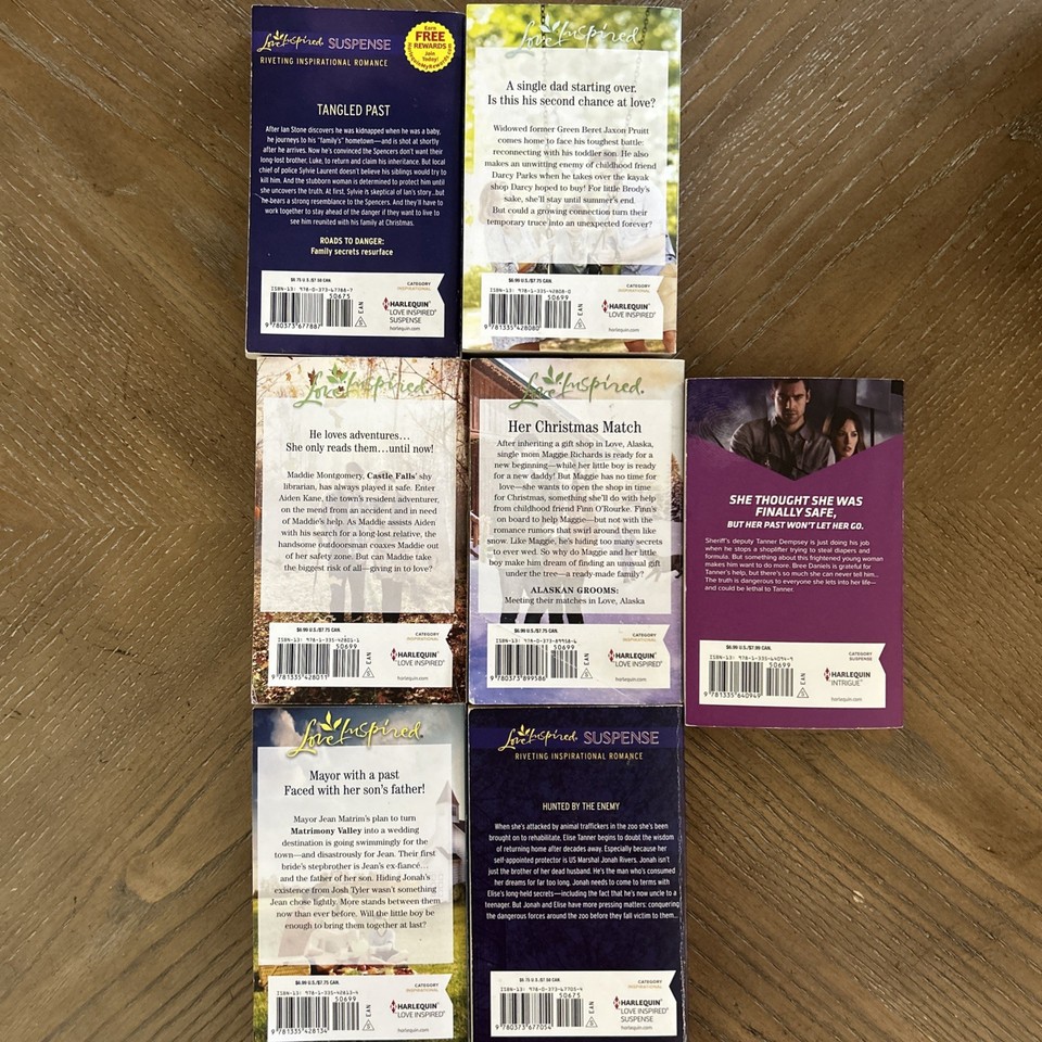 Harlequin Love Inspired Lot Of 8 Large Print Romance Novels PB | eBay
