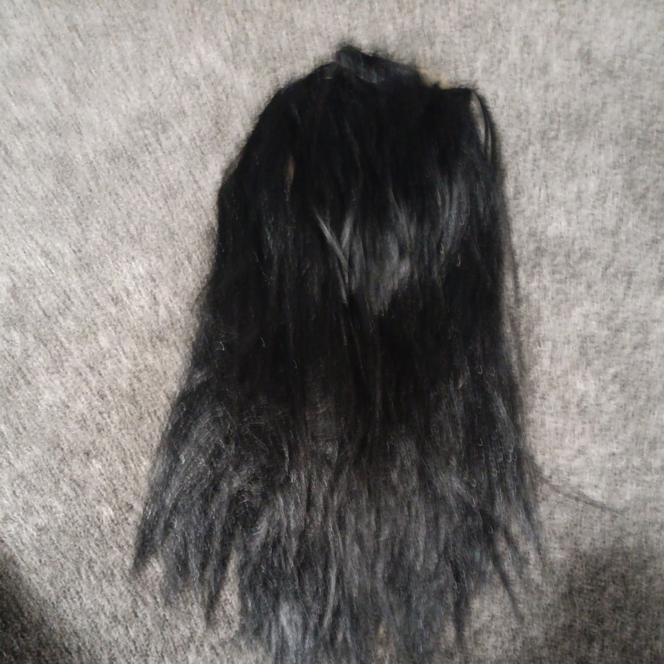 Vintage Halloween Mask Creepy Monster Big Teeth Hairy Beard Scary ...