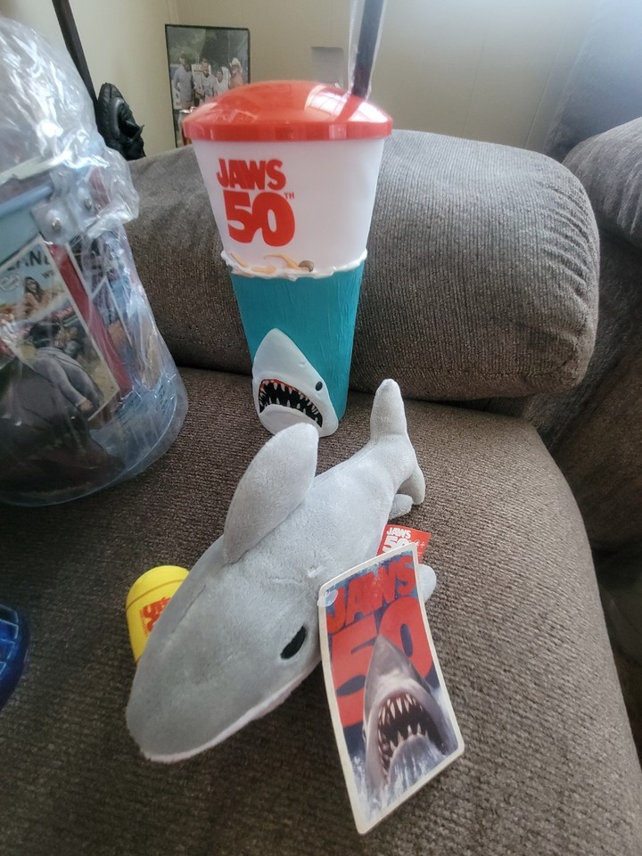 jaws 50th anniversary popcorn bucket And Cup Set | eBay