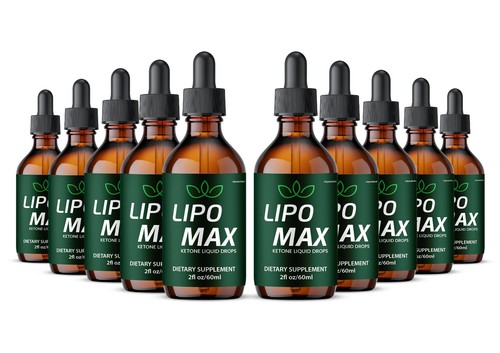 Lipo Max Liquid Supplement, All Natural Max Strength, LipoMax Drops (10 ...