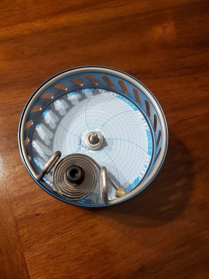 OMEGA TEMPERATURE RECORDER SELF POWERED SPRING WOUND, 24 HOUR & 7 DAY W ...