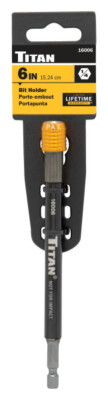 Titan 16006 6" Quick Release Extension Extension 1/4-Inch Bit Holder ...