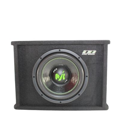 10" 250 Watt 4-Ohm Loaded Car Audio Subwoofer Box with Amplifier Deaf ...