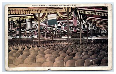 Indianapolis, IN Postcard- INTERIOR CADLE TABERNACLE INDIANAPOLIS IND ...