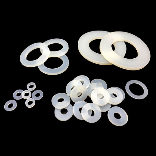 Silicone Rubber Flat Round Ring Washer Waterproof Seal Gaskets M2 M3 M4 ...