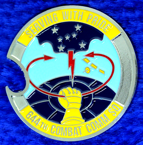 USAF 644th Combat Communications SQ Commanders Challenge Coin C-25 | eBay