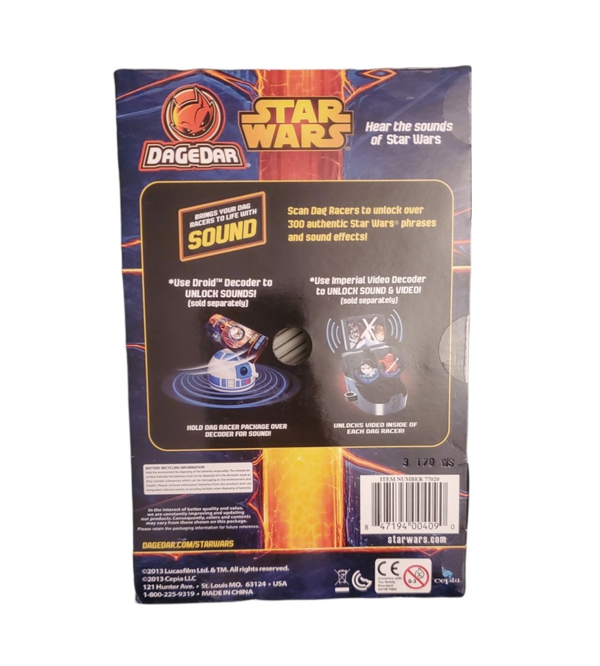 Star Wars Dagedar Dag Droid Display & Decoder Activates Sound of Dag ...
