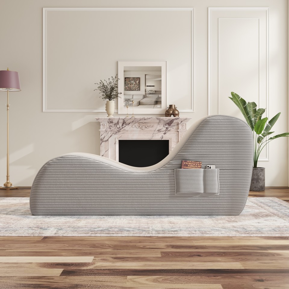 Yoga Sofa Yoga Chair Curved Chaise Lounge Divan Bed Yoga Recliner ...