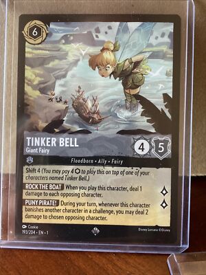 Tinker Bell Giant Fairy Disney Lorcana 193/204 | eBay