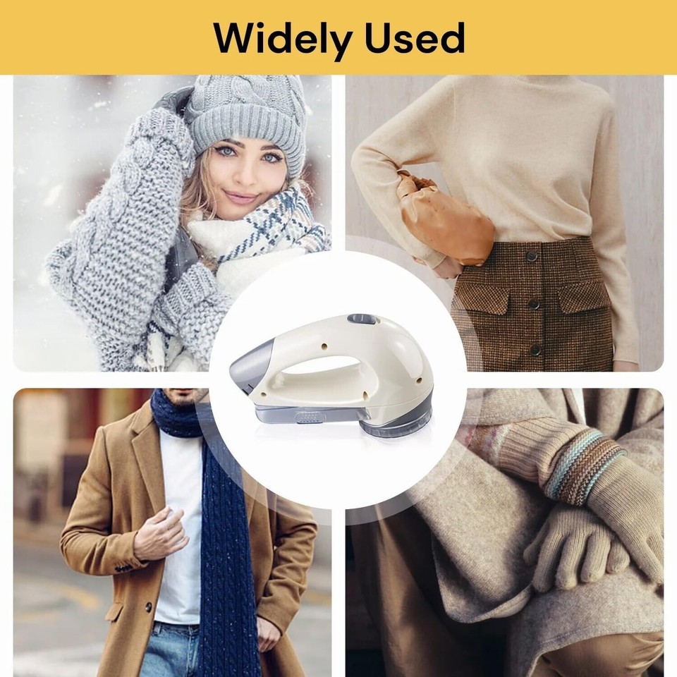 Electric Lint Fluff Fuzz Remover Fabric Shaver For Clothes Sweater ...