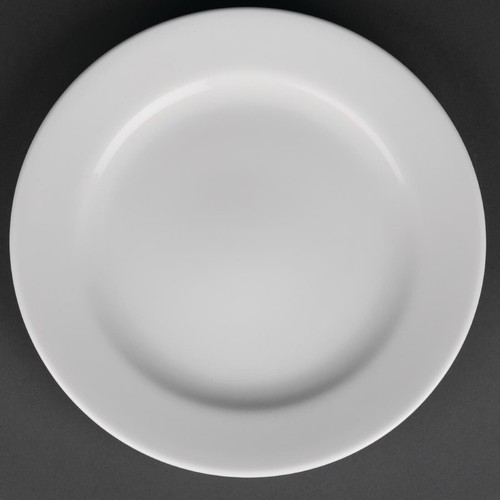 Royal Porcelain Classic White Wide Rim Plates 210mm (Pack of 12 ...
