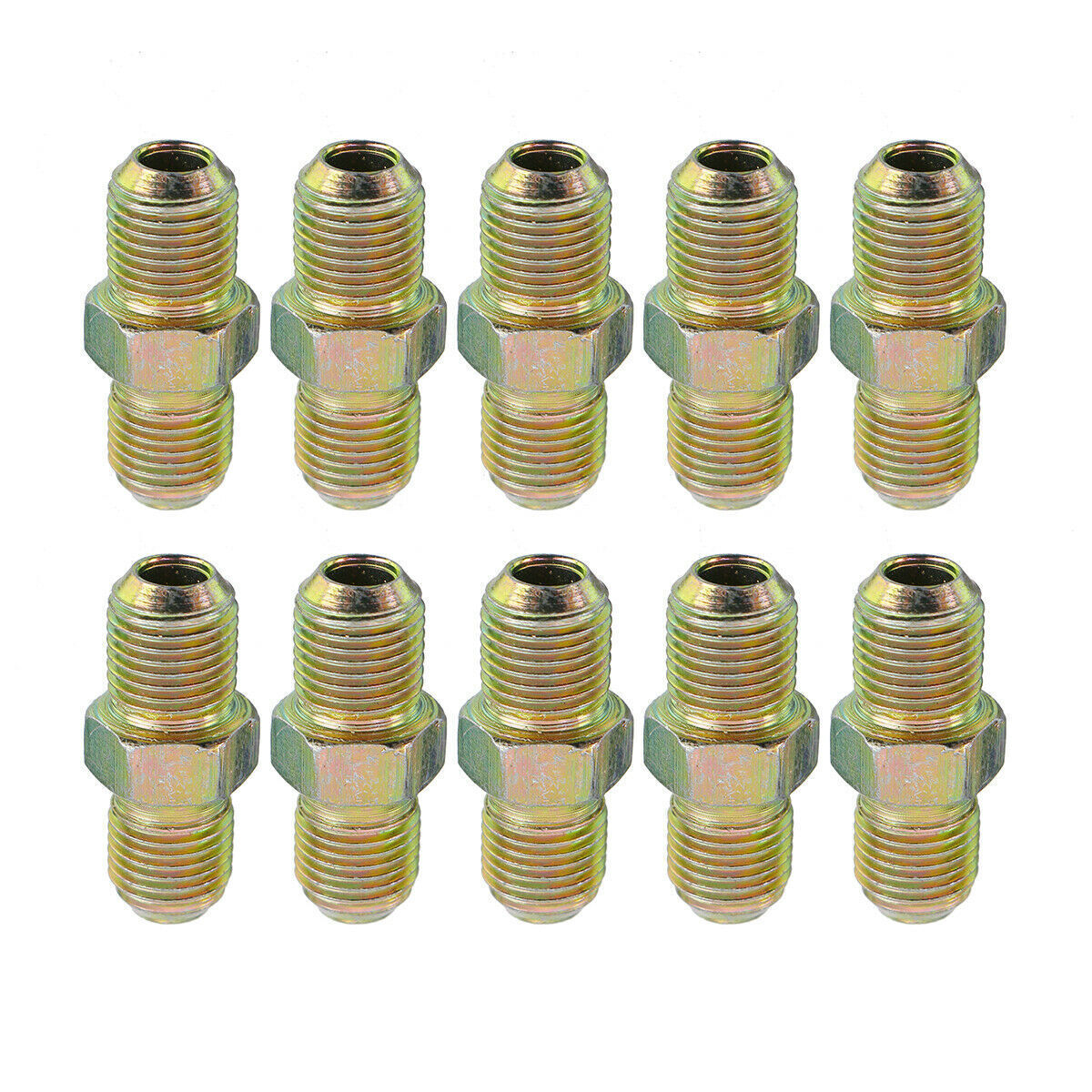182pcs Brake Line Tube Fitting Nut Kit Female Male Inverted Flares on 3 ...