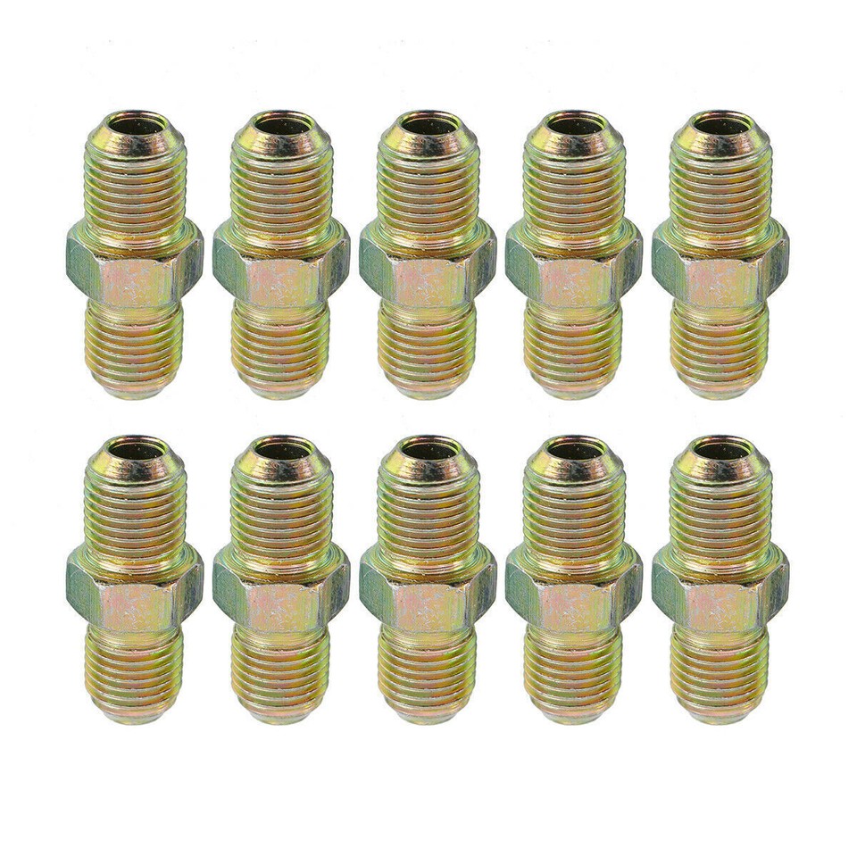 182pcs Brake Line Tube Fitting Nut Kit Female Male Inverted Flares on 3 ...
