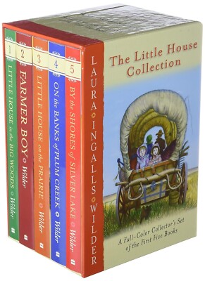 LAURA INGALLS WILDER Little House Five Volume Book Set NEW, SEALED | eBay