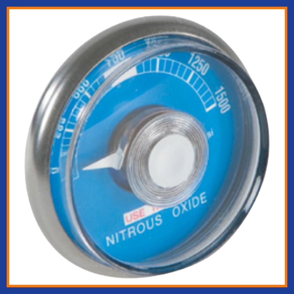 Belmed High Pressure Gauge Nitrous Oxide Yoke Block Part 5404-0000-0003 ...