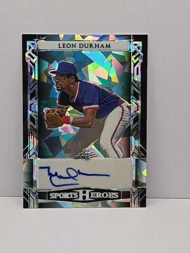 Leon Durham 2024 Leaf Metal Sports Heroes Auto 15 /39 Autograph | eBay