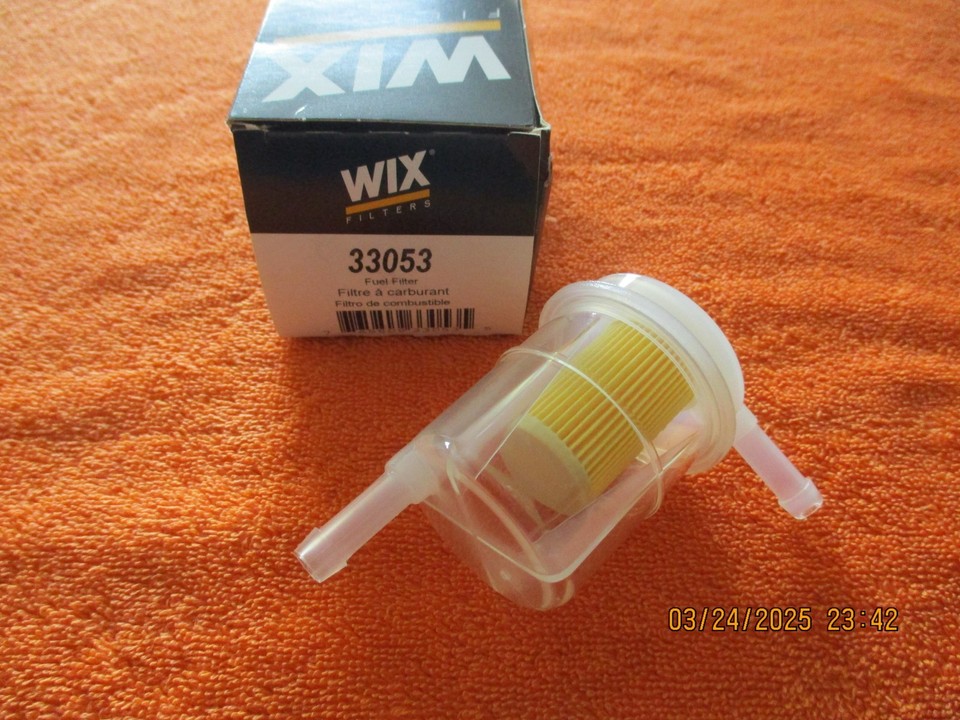 MGB WIX IN-LINE FUEL FILTER, 90 DEGREE, P/N 33053, MGB 1977t0 1980 -NEW ...
