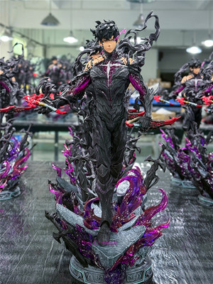 Mask Studio Sung Jin-Woo Resin Solo Leveling Statue Figurine 39cm 1/6 ...