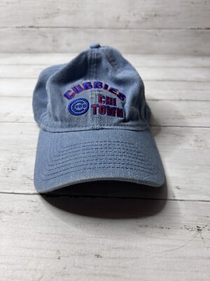 New Era Victorias Secret Pink MLB Denim Cubbies Chi Town Baseball Hat ...
