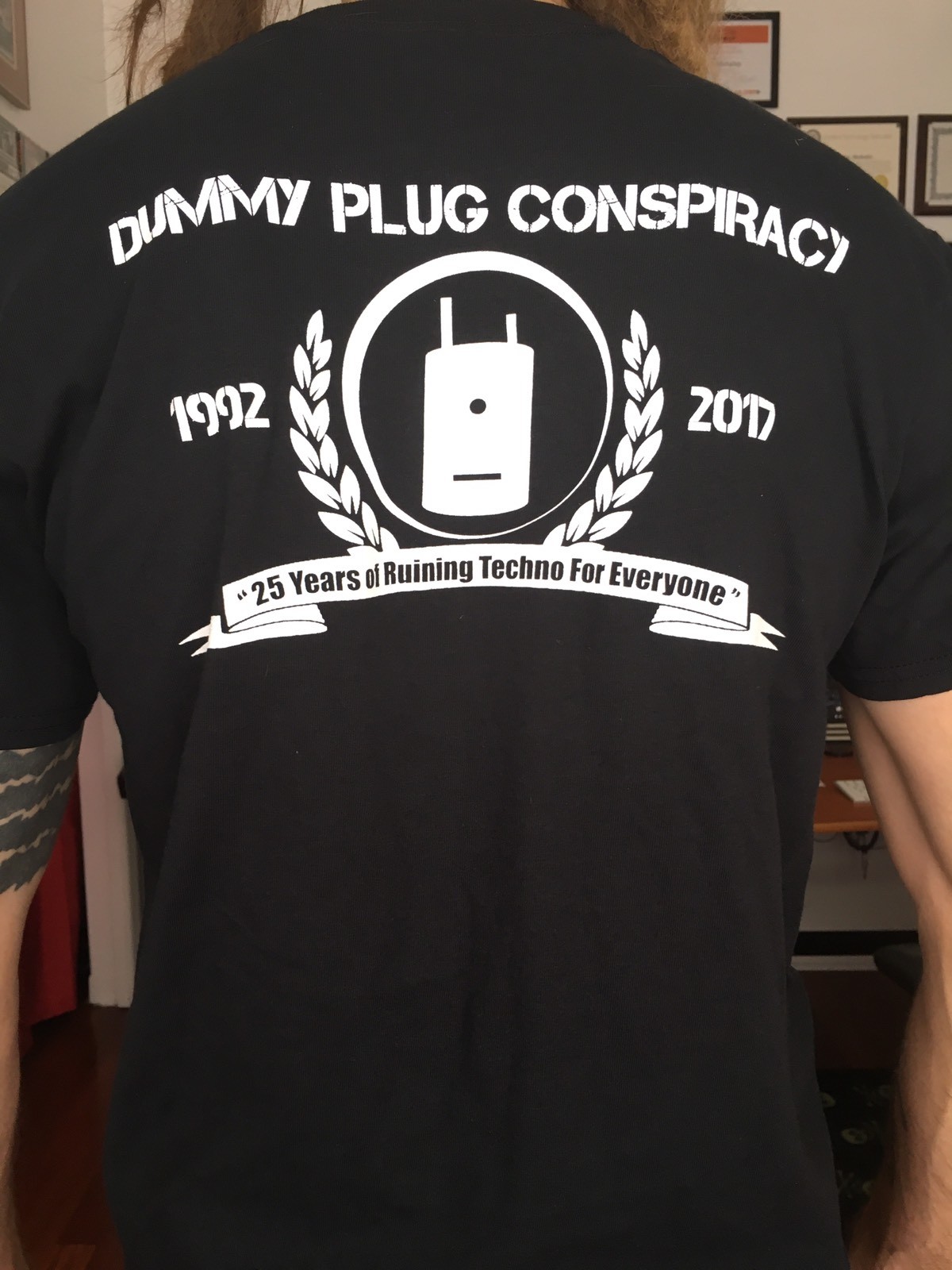 Dummy Plug Conspiracy shirt 3bar Atari Teenage Riot DHR Gabber Hardcore ...