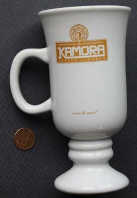 1990s Mexico Kamora Coffee Liqueur Aztec Indian logo pedestal coffee ...